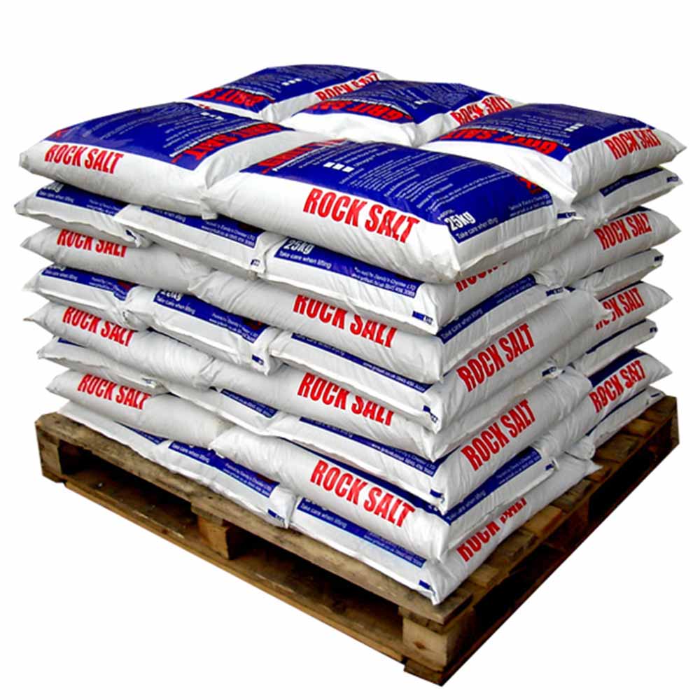 Garden White Rock Salt Bulk Bag Plus Pallet | CH1 UK